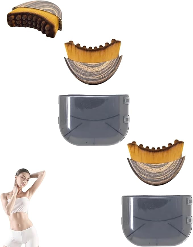 2PC Lymphatic Contour Face Brush, Lymphatic Drainage Massager for Face ...