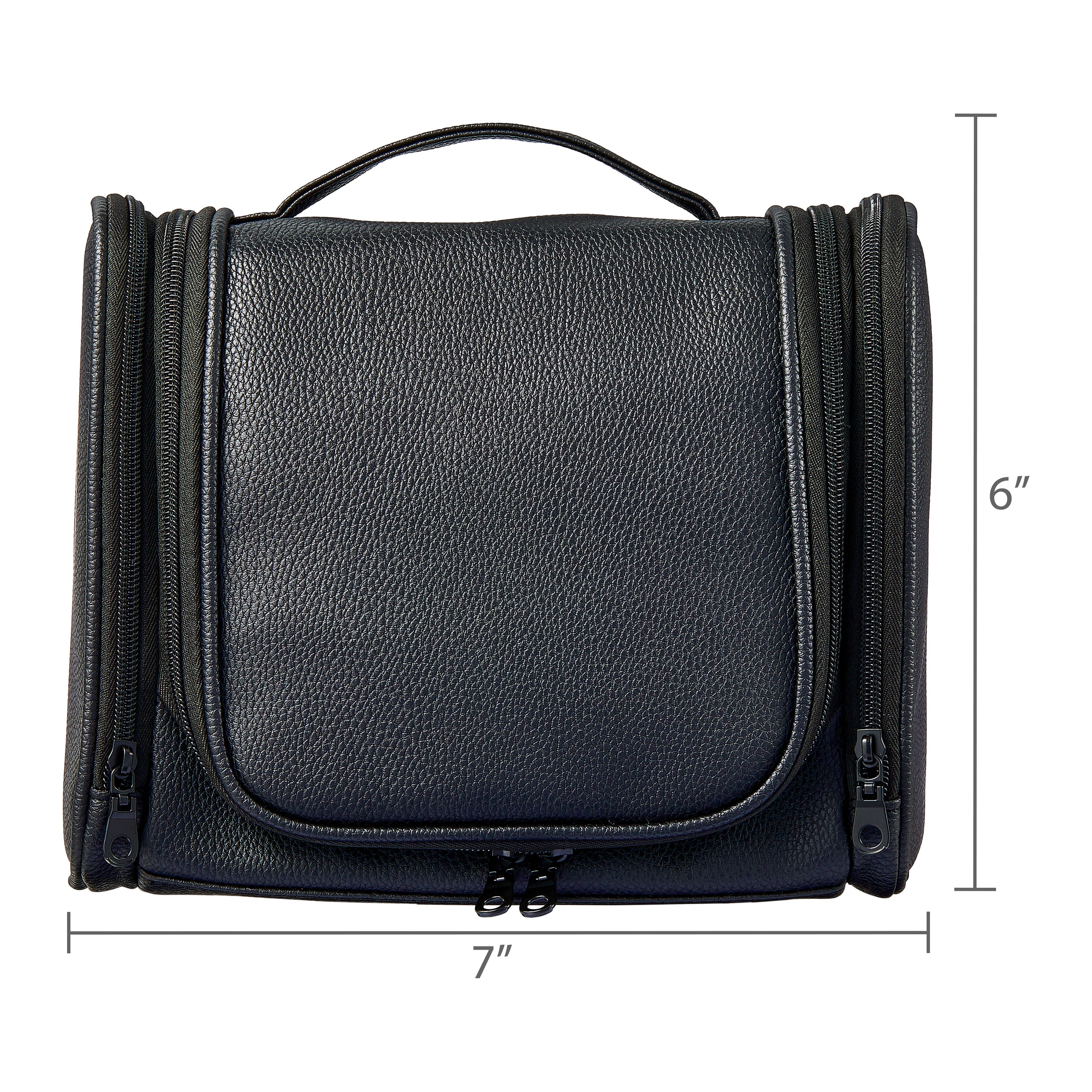 Valet Toiletry Bag, Black, 2 Pieces, by Walmart - Walmart.com