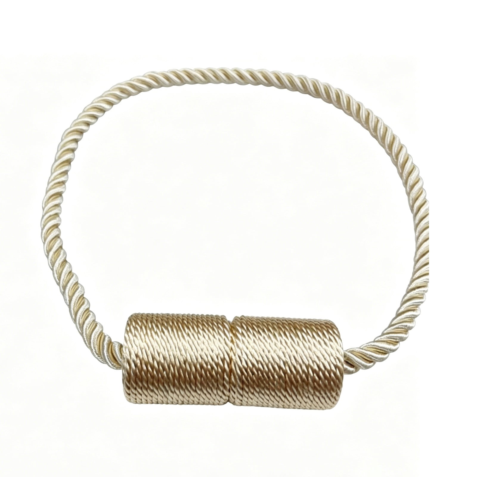 2PC Curtain Tie Backs, Braided Rope Curtain Holdbacks with Strong ...