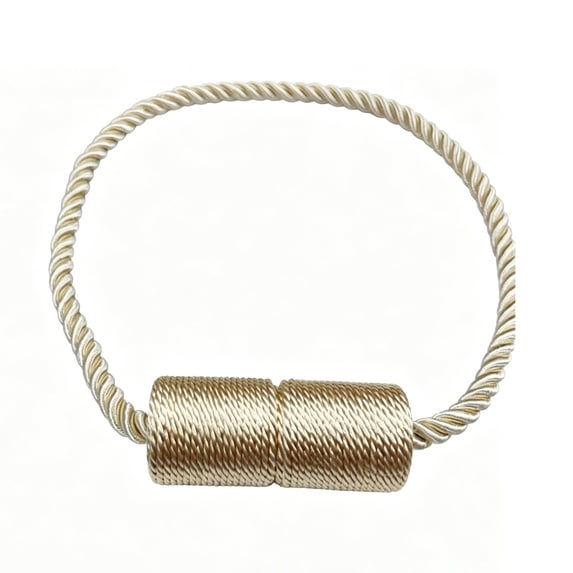 2PC Curtain Tie Backs, Braided Rope Curtain Holdbacks with Strong ...