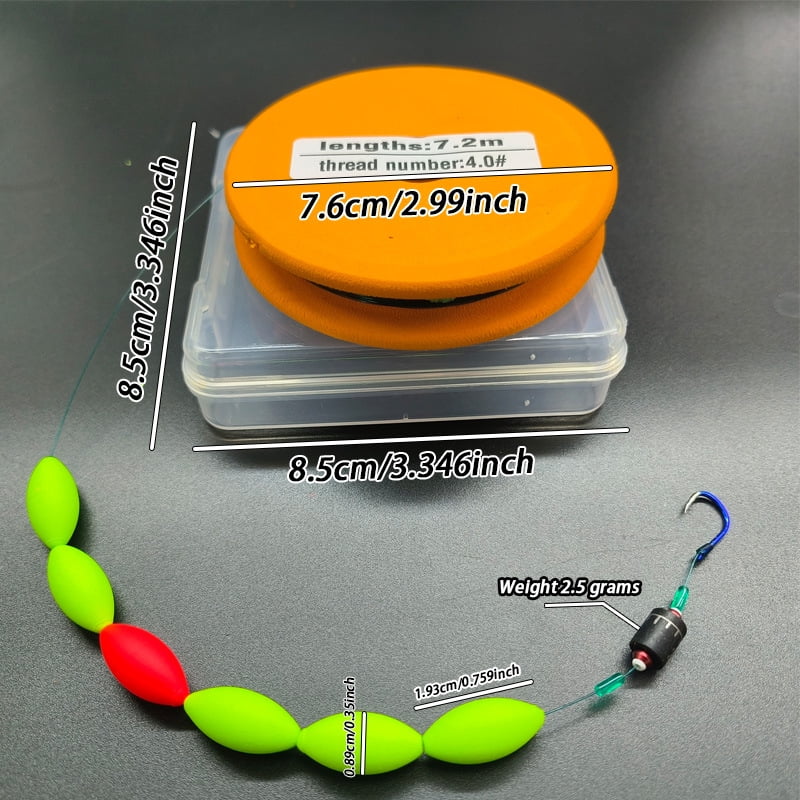 2PC Marker Buoys Pre-tied Extra Large Size Eye-catching Seven-star ...