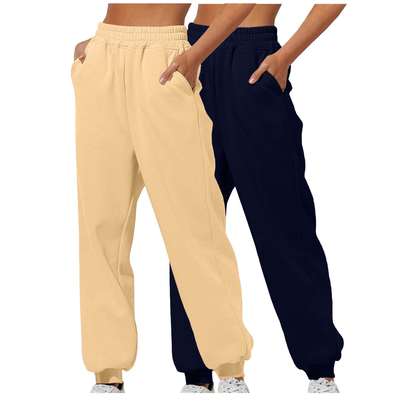 2PC Navy Blue Joggers Women Women Petite Sweatpants Plus Size Petite ...