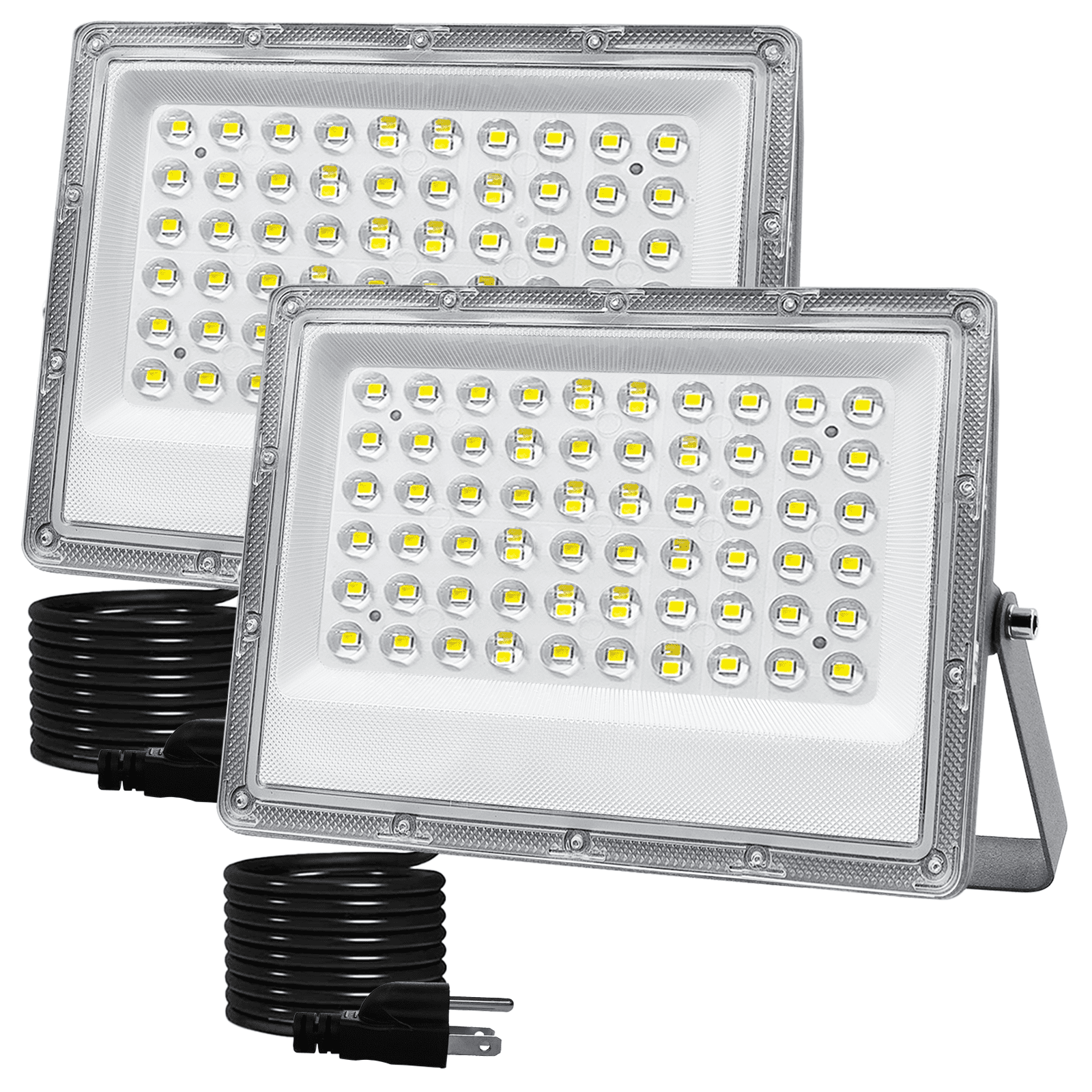 2PC Outdoor LED Spotlights, 50 W, IP66 Waterproof, Super Bright LED ...