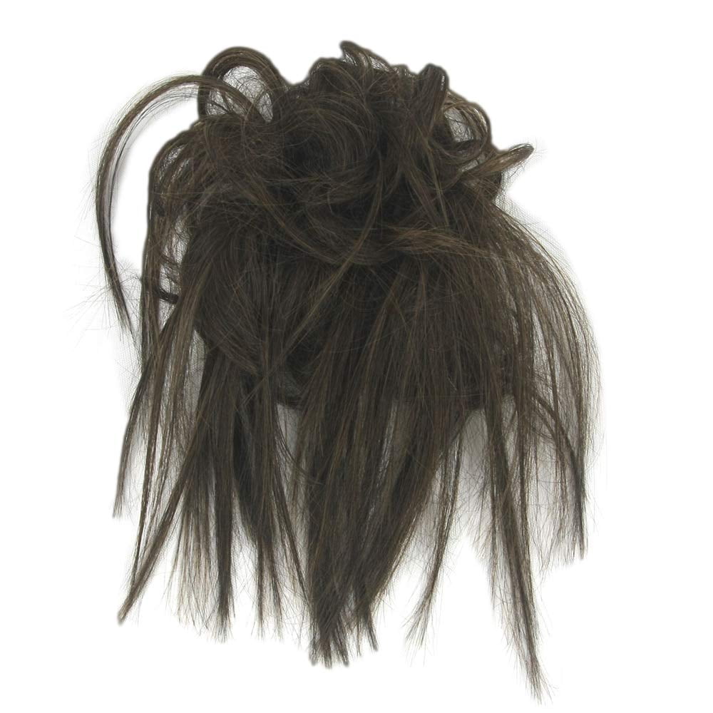 2PC Pack Synthetic Messy Hair Bun Scrunchies Hairpiece Extension Womem ...