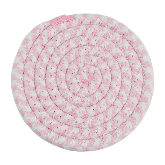 2PC Pink Minibee Heat Resistant Cotton Rope Placemat 4.33 Inch for ...