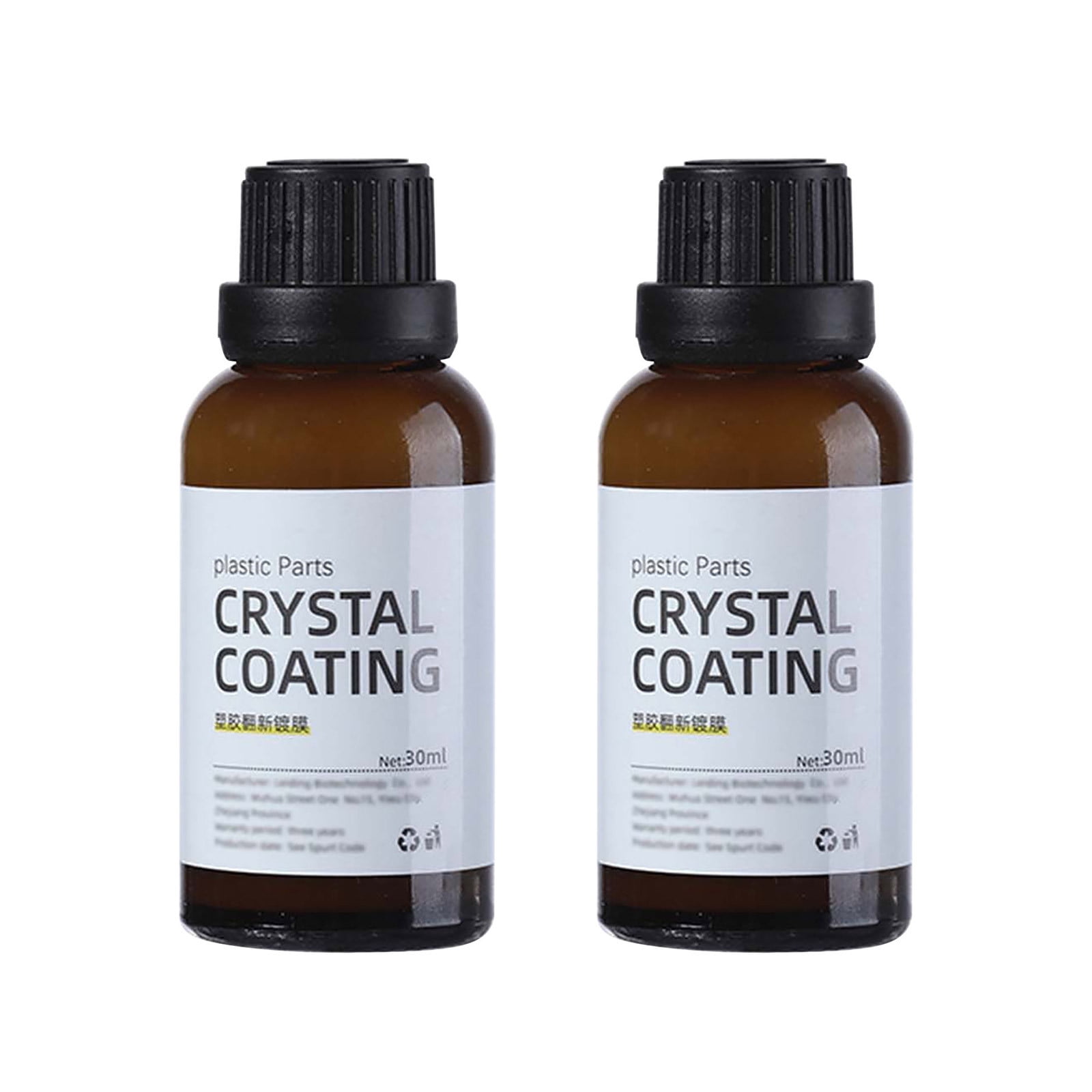 2PC Plastic Restorer, Highly Concentrated Ceramic Coating for Cars ...