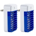 2PC Plug In Mosquito Lamp, Silent Electric Insect Trap, Indoor Bug ...