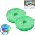 2PC Portable Clothesline for Outdoor & Home,Windproof Non-slip ...