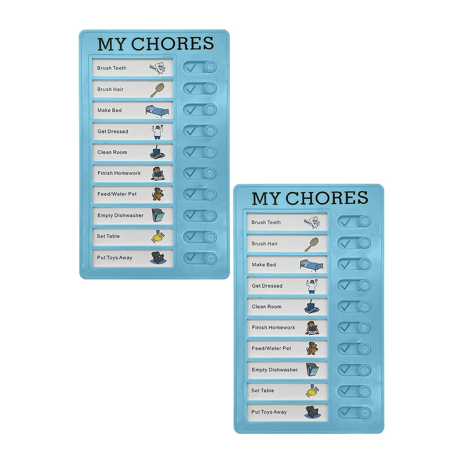 2PC Pouches For Organization Chore Chart For Adults Boards To Do List ...
