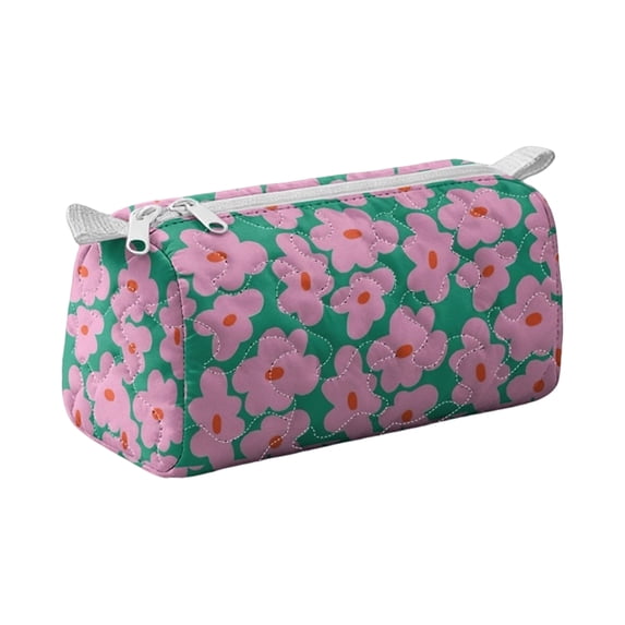 2PC Q M Minibee Quilted Polyester Storage Pouch Multifunctional Makeup ...