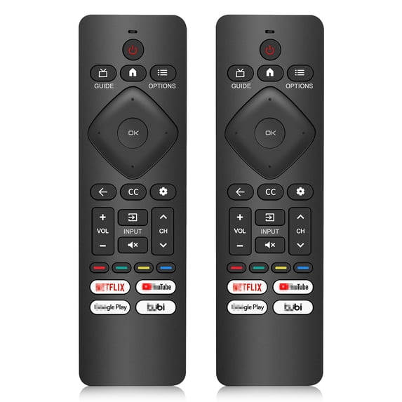 2PC Replacement Remote Control for Philips Smart TV,Universal Smart ...