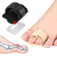 2PC Reusable Fabric Toe Wraps Buddy Wraps Hammer Toe Straighteners for ...