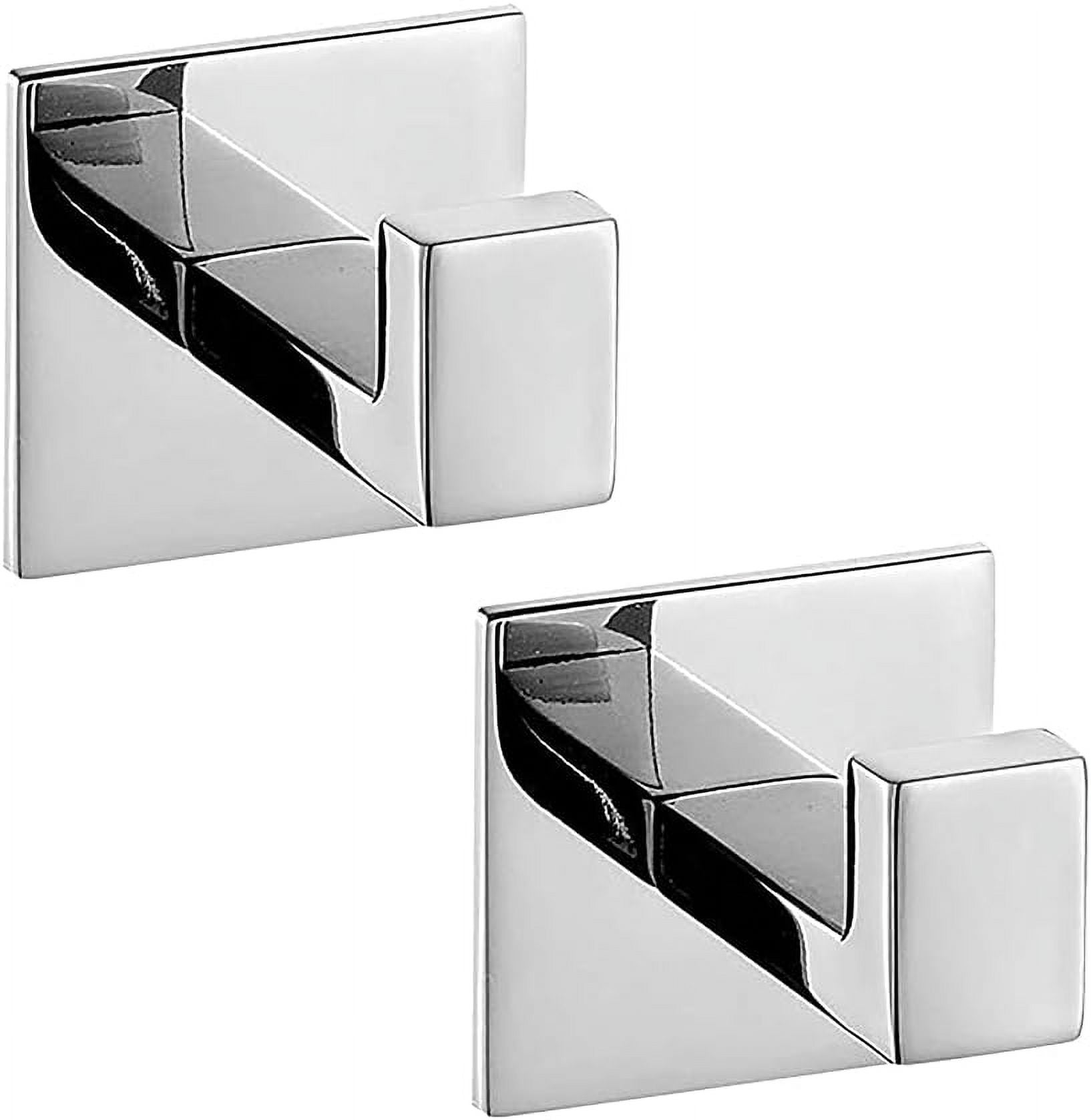 2PC SUS304 Stainless Steel Bathroom Self Adhesive Towel Hook Hanger ...