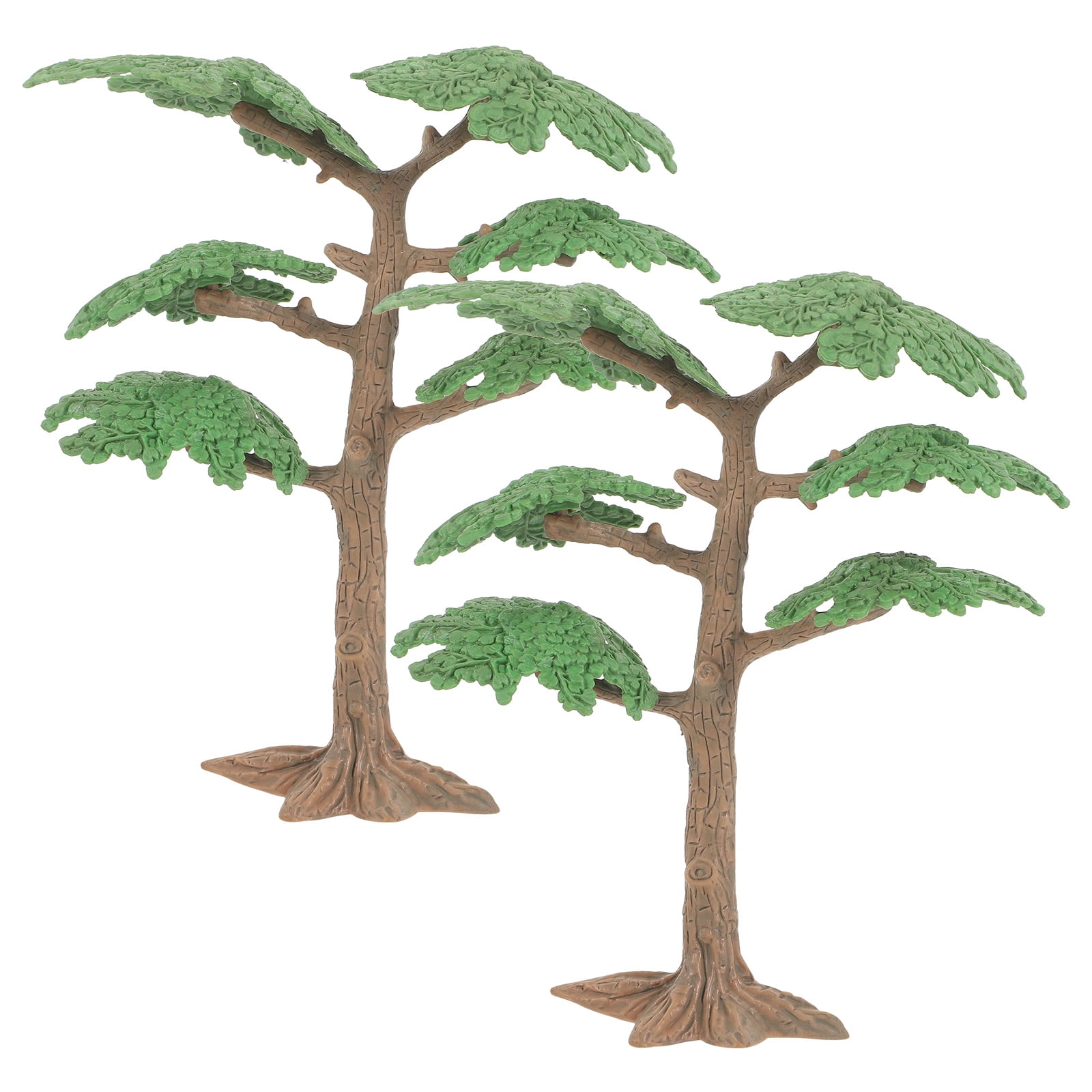 2PC Simulated Landscape Tree Model Mini Pine Tree Cypress Model Funny ...