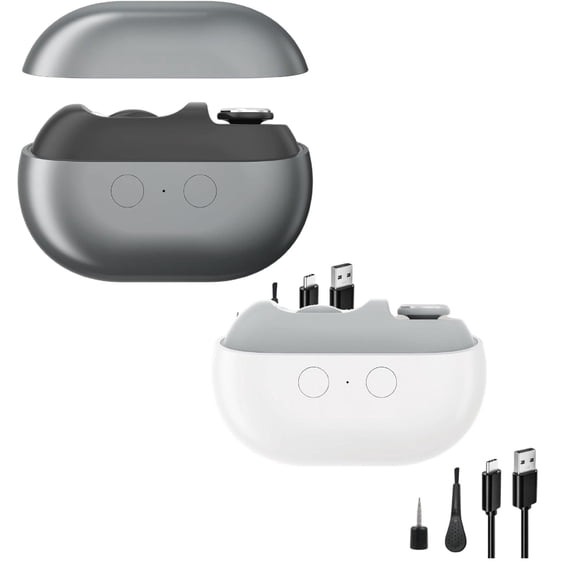 2PC Smart Nail Clippers, Electric Toenail Clippers for Seniors and ...