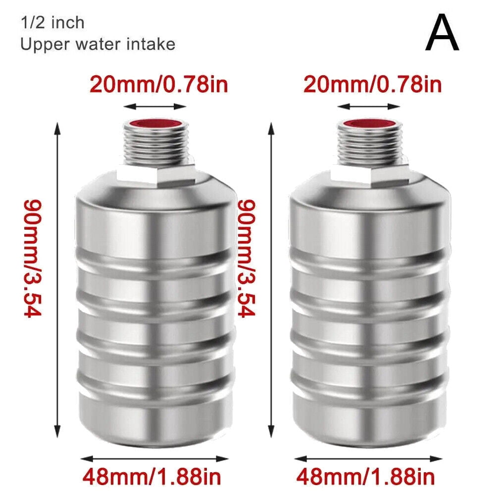 2PC Stainless Steel Automatic Water Level Control Float Valve Water ...
