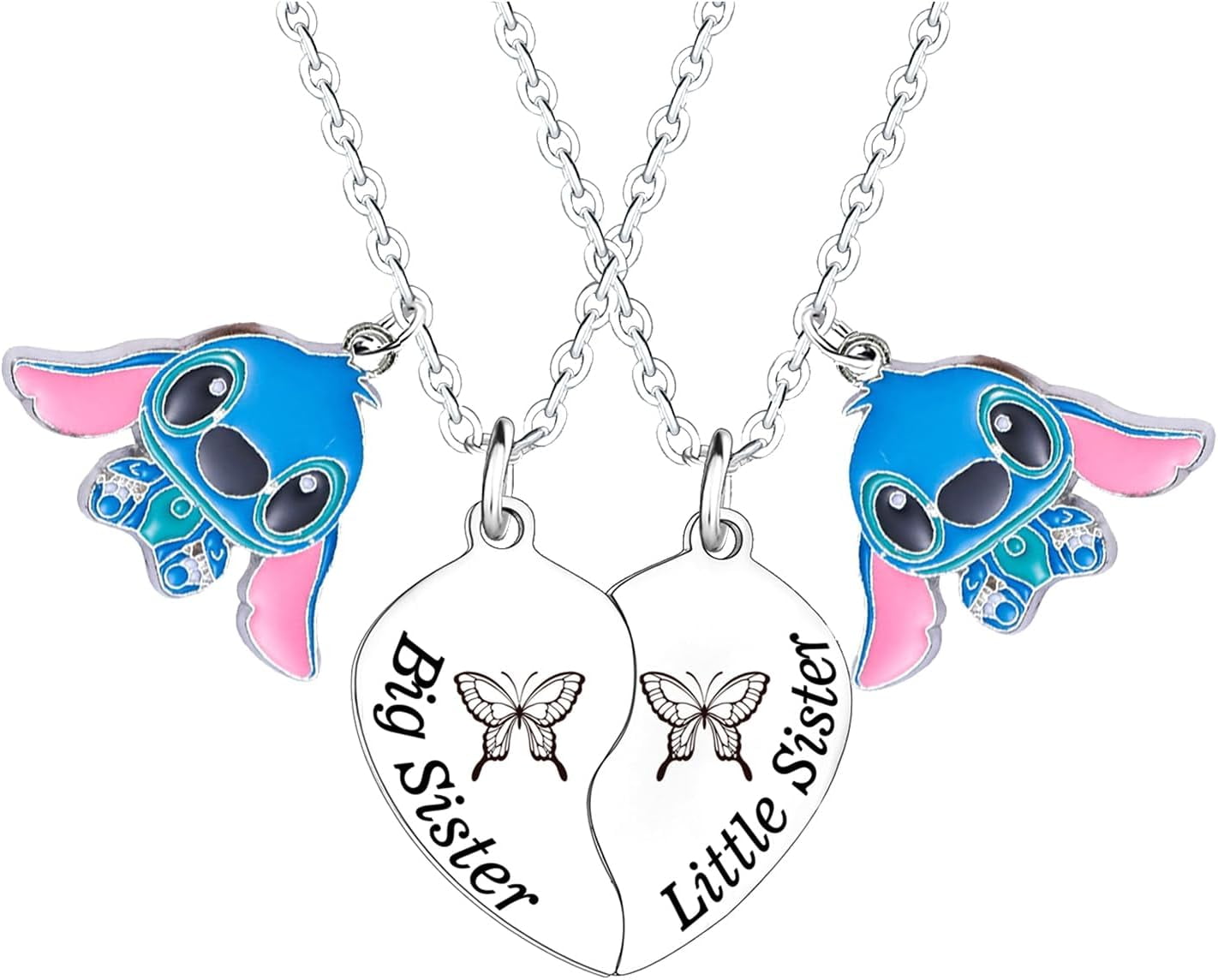 2PC Stitch Necklace Birthday Gifts Lilo and Stitch Birthday Gifts ...