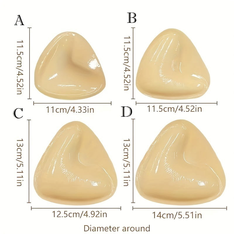 2PC Strapless Reusable Adhesive Bra for Dresses and Swimwear - Ultimate ...