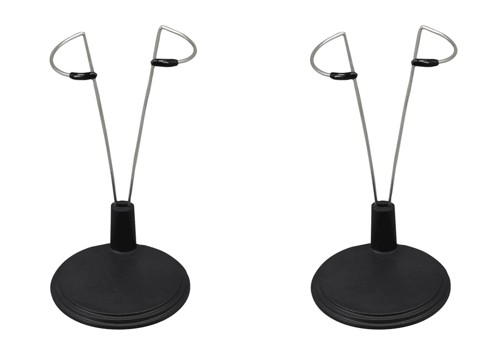 2PC Stuffed Plush Toy Doll Tabletop Doll Toy Display Stand Adjustable ...