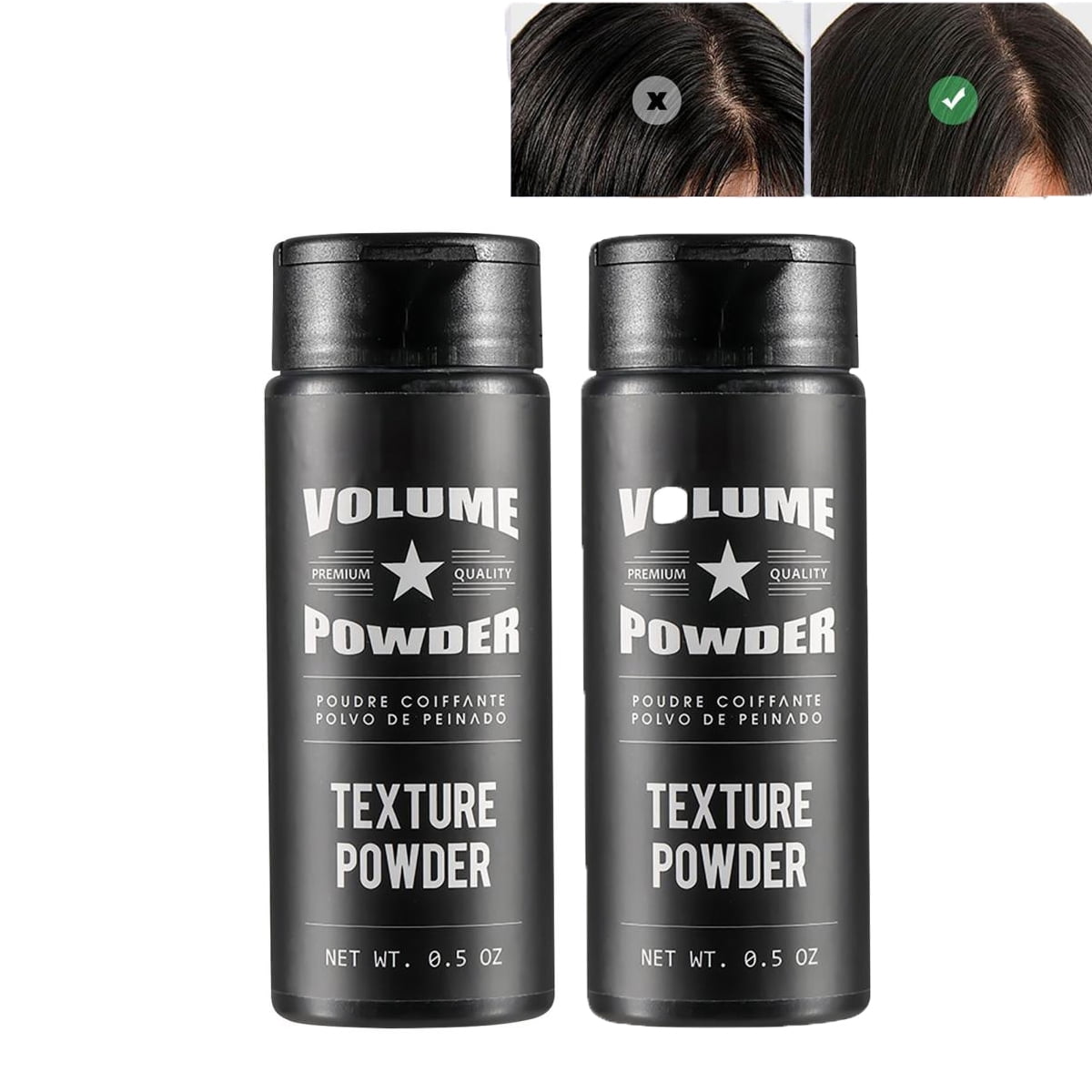2PC Styling Volume Powder for Soft & Fluffy Hair All Day,Root Lifting ...