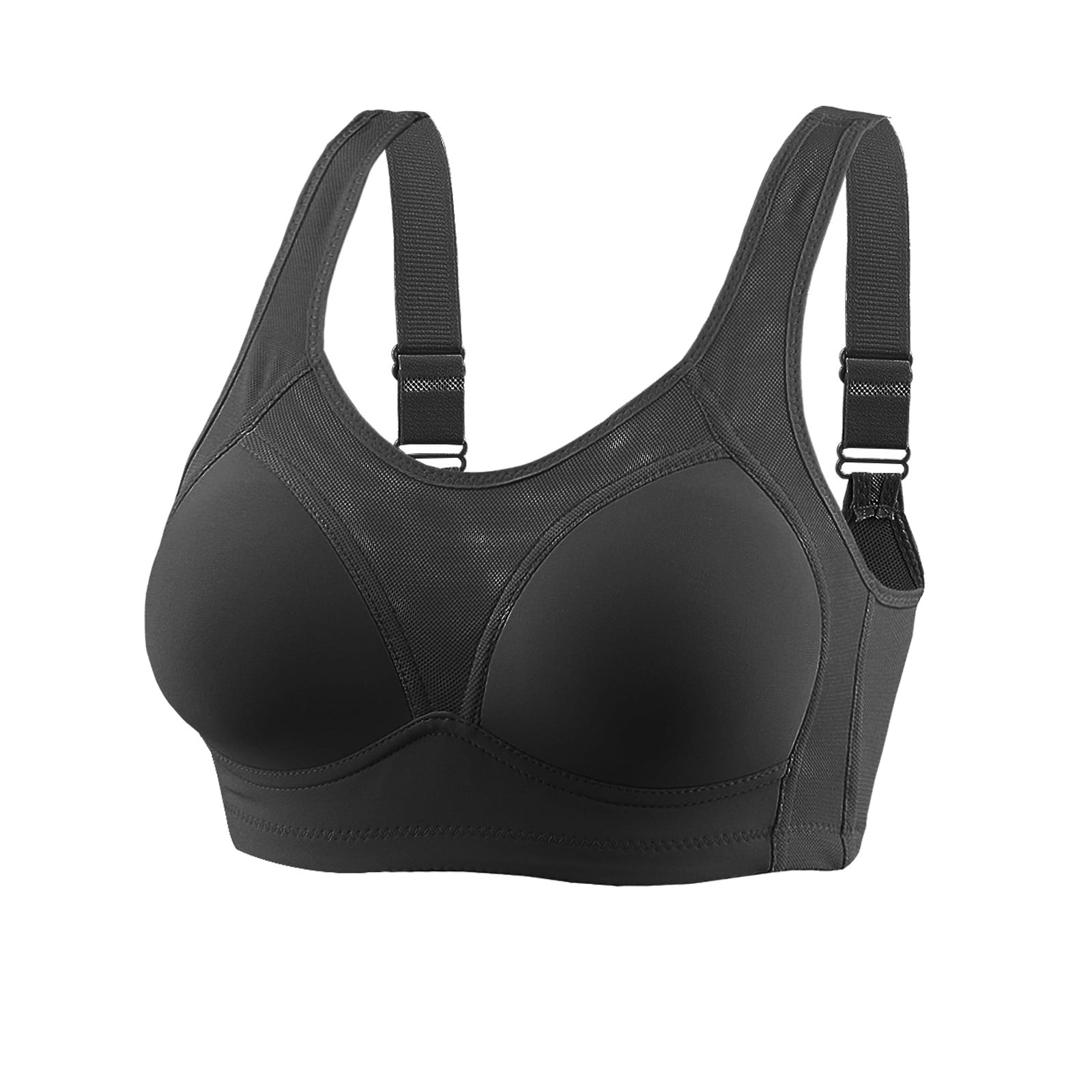 2PC T Shirt Bras for Women Strong Fixed D Fitness Running Jogging Yoga ...