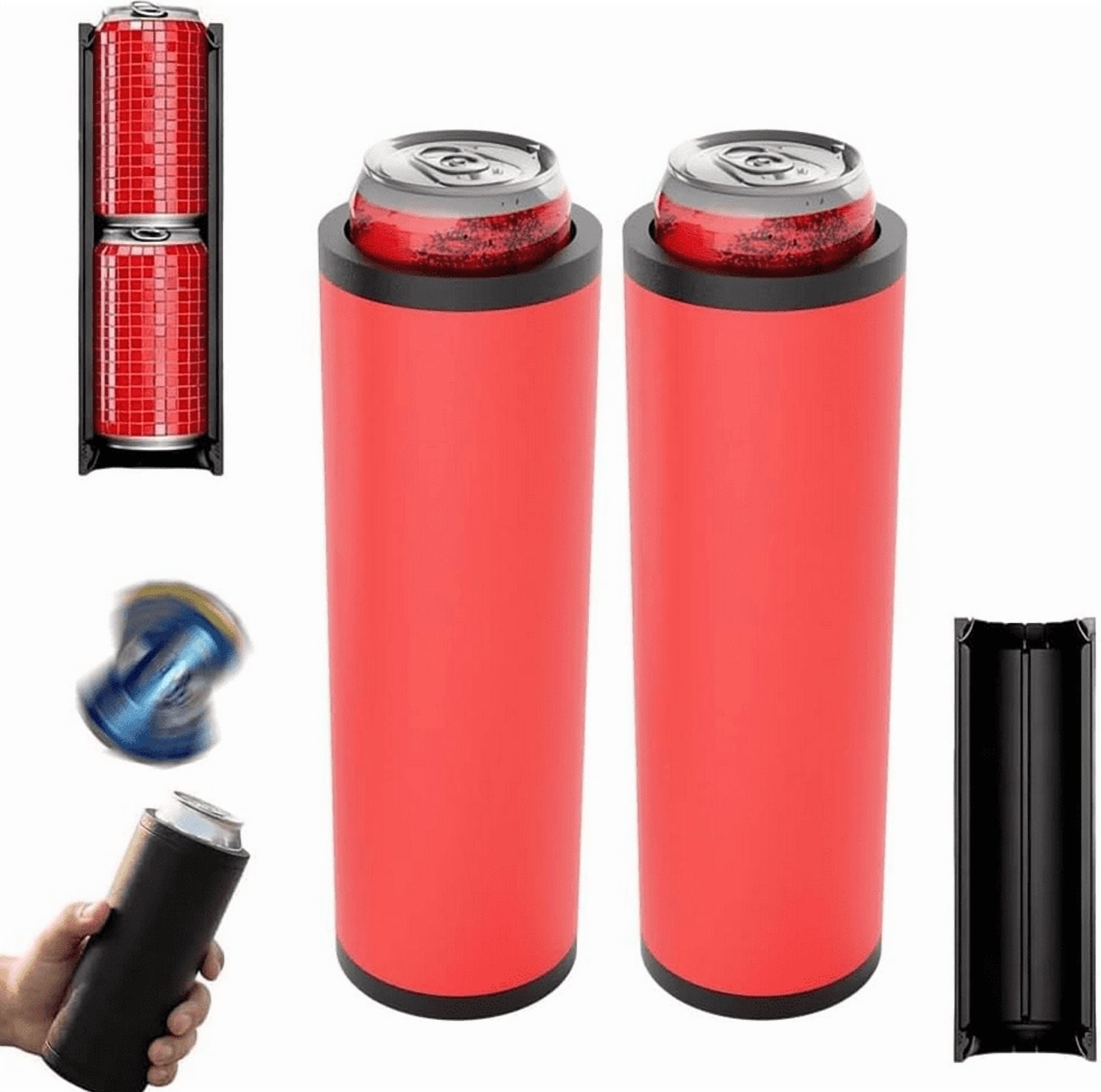 2PC Tactical Reload Can, Universal Can Cooler Insulated Ultra Chill ...