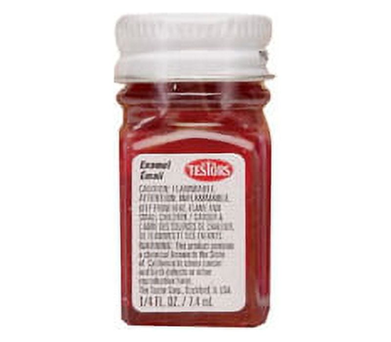 2PC Testors 1104TT Hobby Paint All Purpose Enamel Dark Red 1/4 Ounce ...
