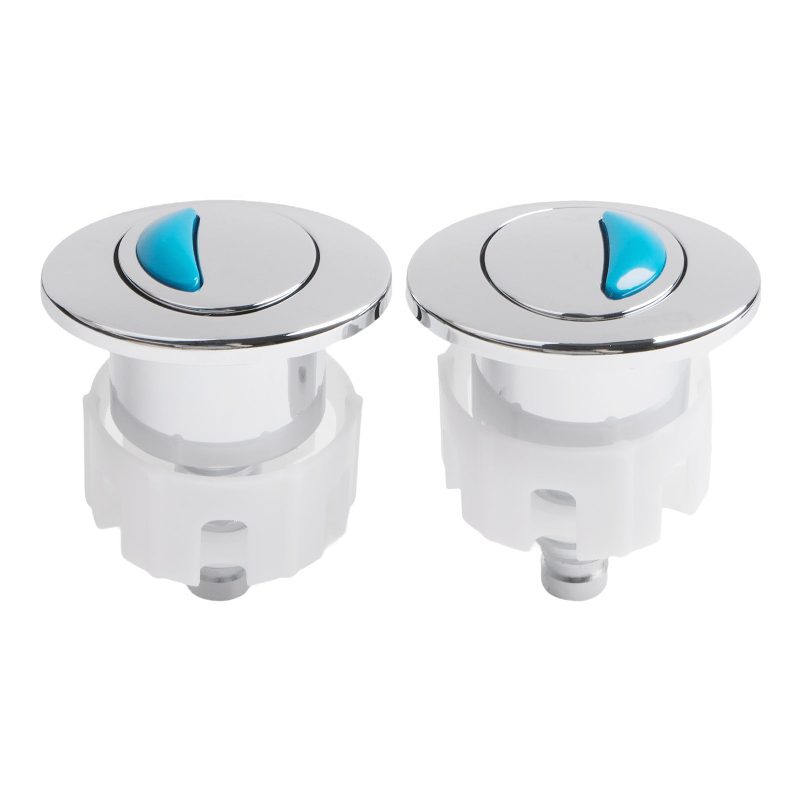 2PC Toilet Push Button Dual Flush,Water Saving Cistern Tank Mechanism ...