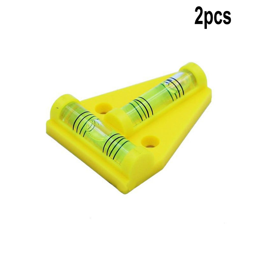 2PC Two Way T Shape Mini Leveller Bubble Spirit Level For Pictures TVs ...