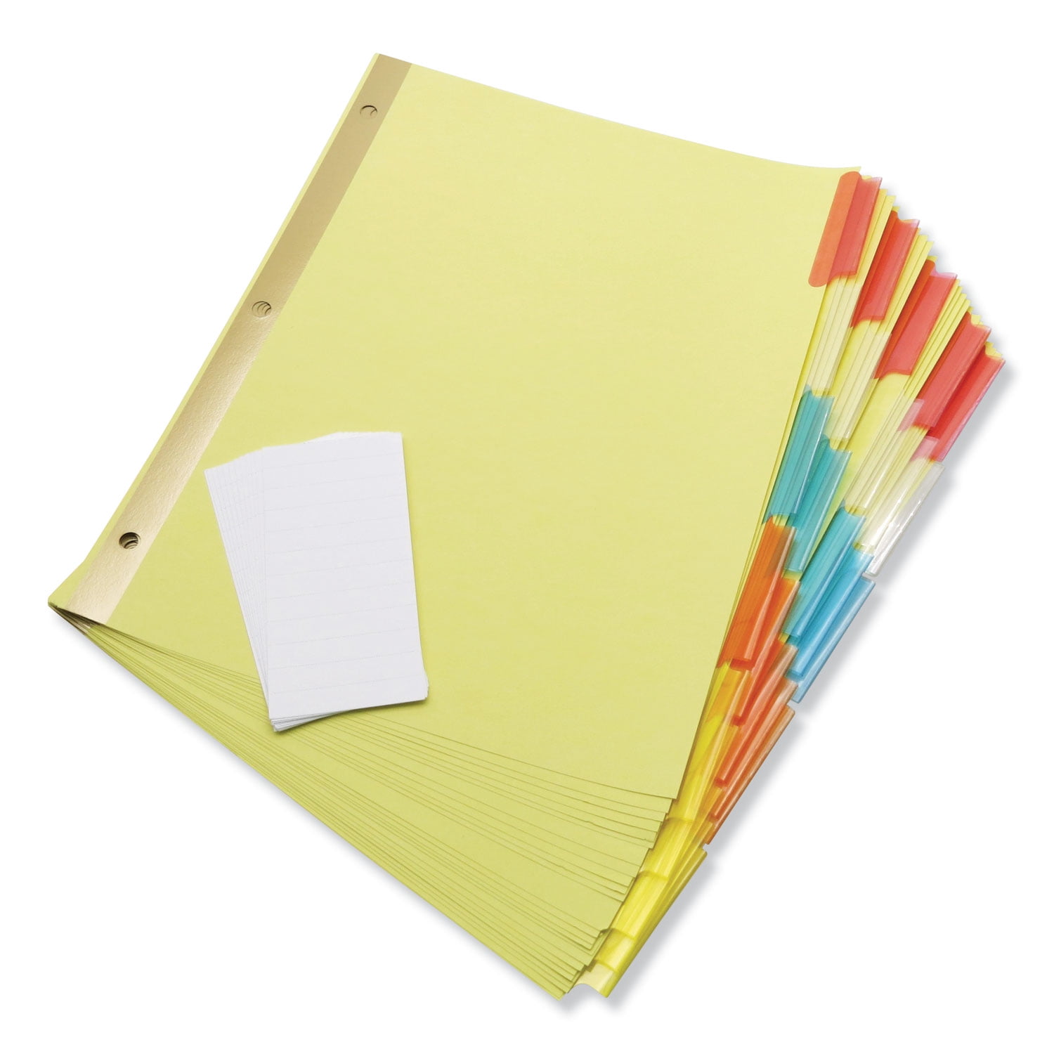 2PC Universal Deluxe Extended Insertable Tab Indexes, 5-Tab, 11 x 8.5 ...