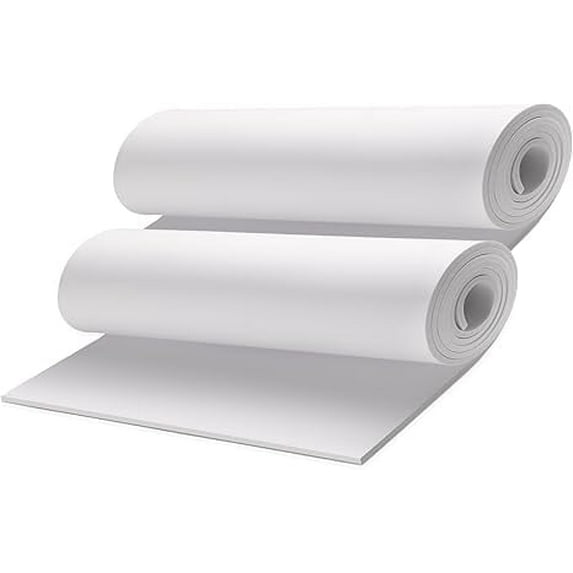 2PC White Eva Foam Cosplay Sheets roll, Premium Halloween Craft Foam ...