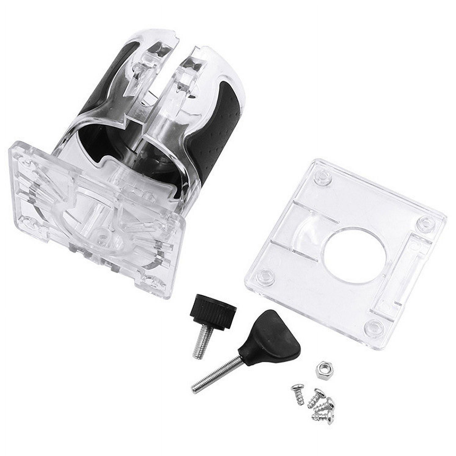 2PC Woodworking Router Transparent Cover, Edge Trimmer Protection Guard ...