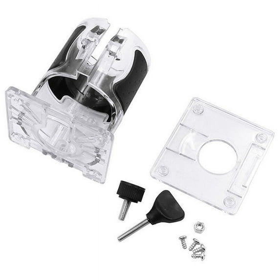 2PC Woodworking Router Transparent Cover, Edge Trimmer Protection Guard ...