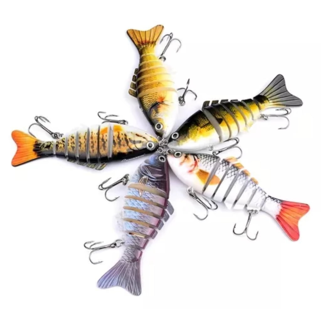 2PC artificial bait soft joints Fishing Lure - Walmart.com