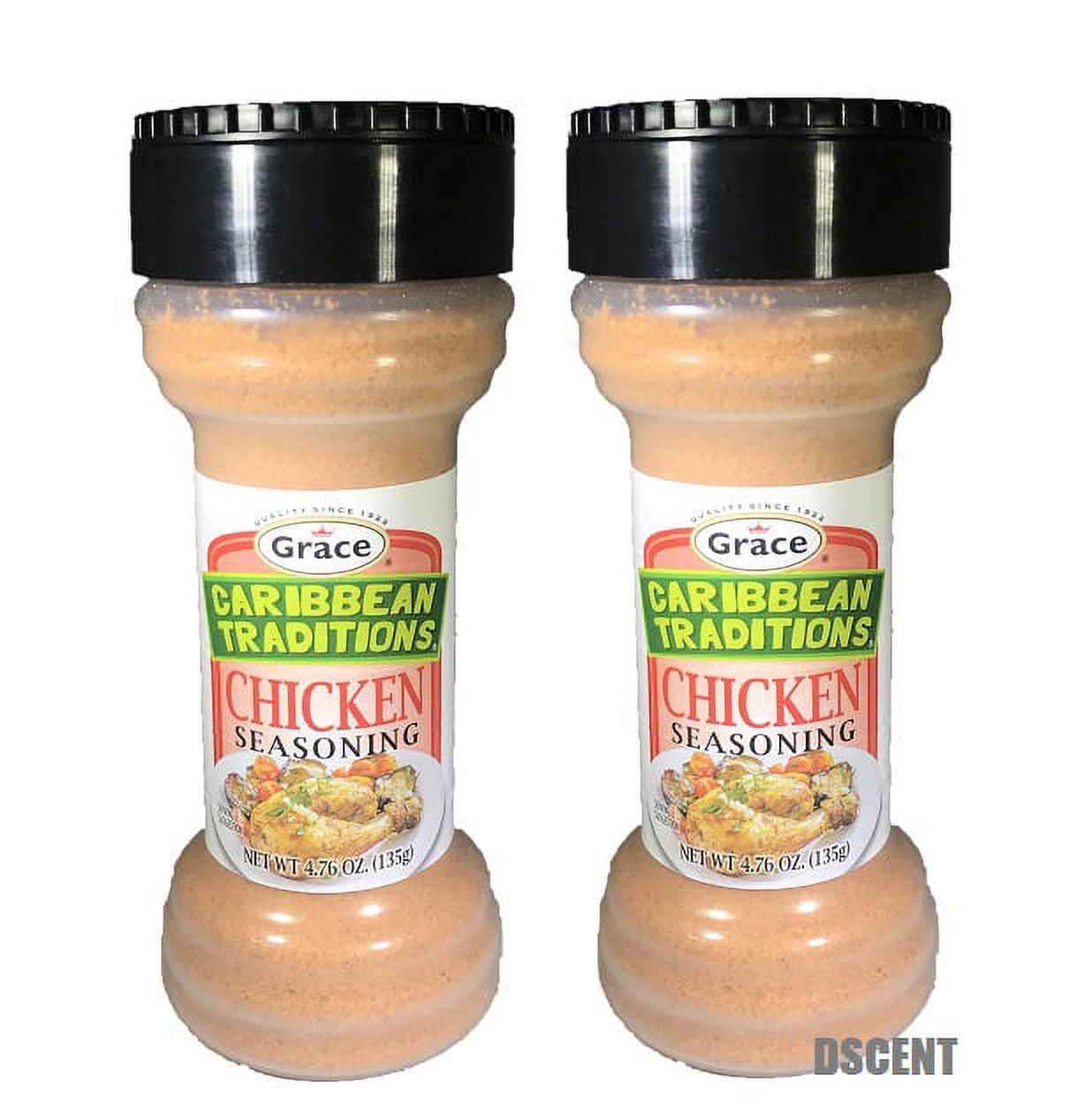 Grace Caribbean Traditions Chicken Seasoning, Authentic Spice Blend, 2 ...