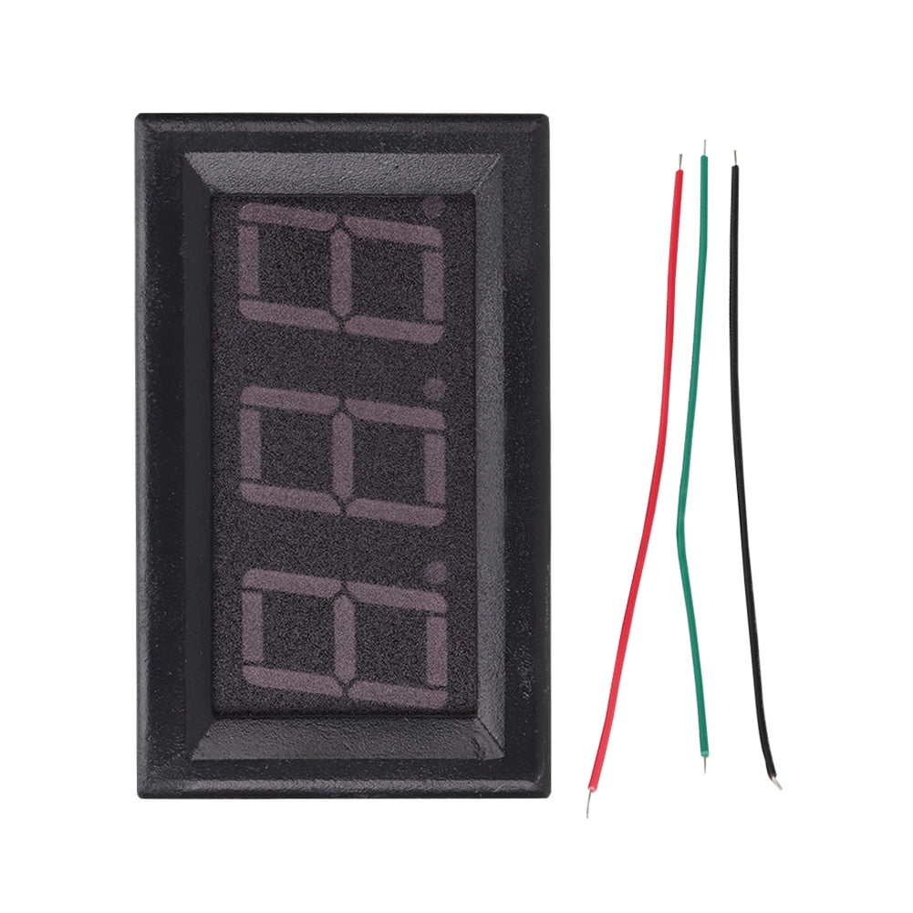 2PCS 0.56Inch DC 5V-90V Three Cable Three Display Digit LED Digital ...