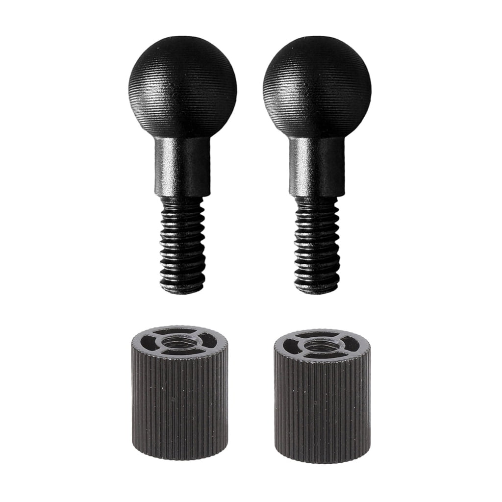 2PCS 0.59in Ball Head 1/4Inch Screw Adapter Durability Aluminum ...