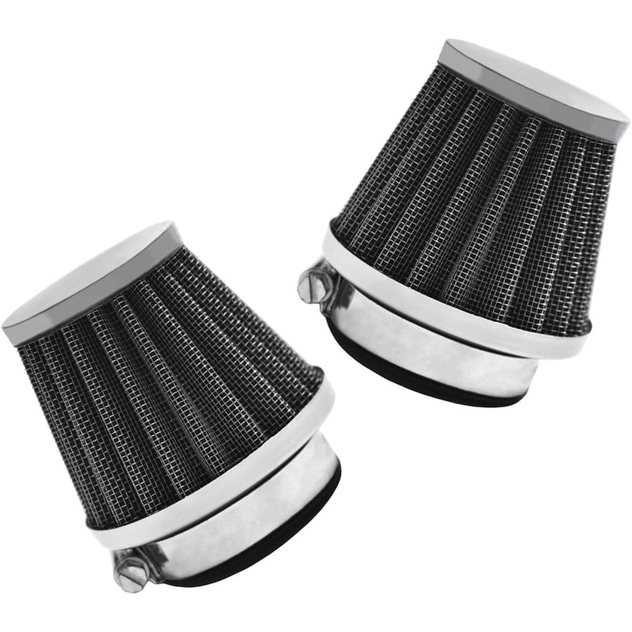 2PCS 1 3/8" 35mm Motorcycle Air Filter for ATV Dirt Bike Pocket Mini ...