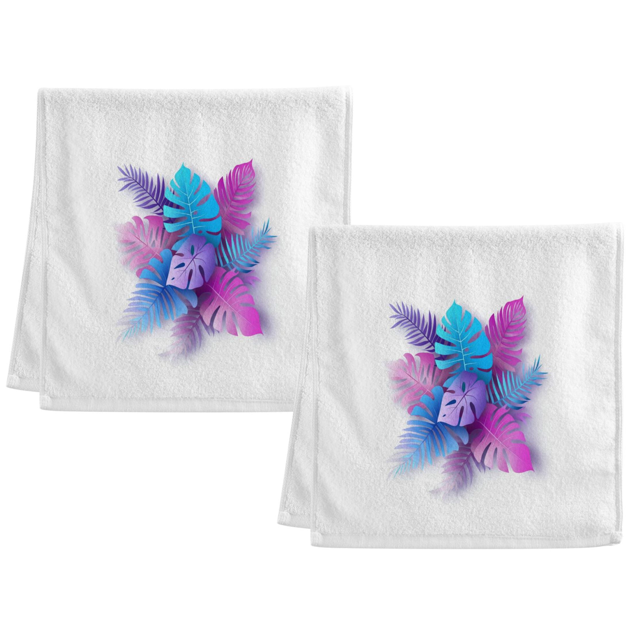 2PCS 100% Cotton Towel 15.74"x29.52" Soft Absorbent Bath Towel for ...