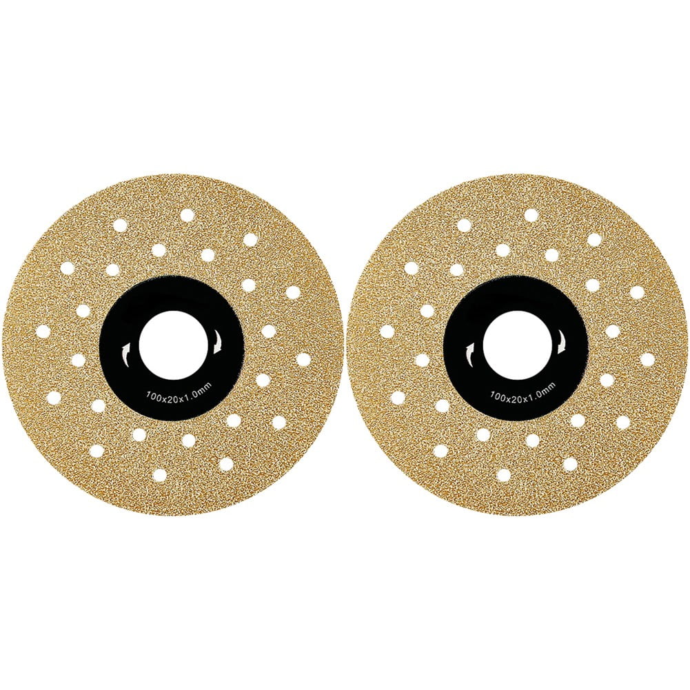 2PCS 100mm Rock Slab Cutting Disc Emery Saw Blade Grinding Disc ...