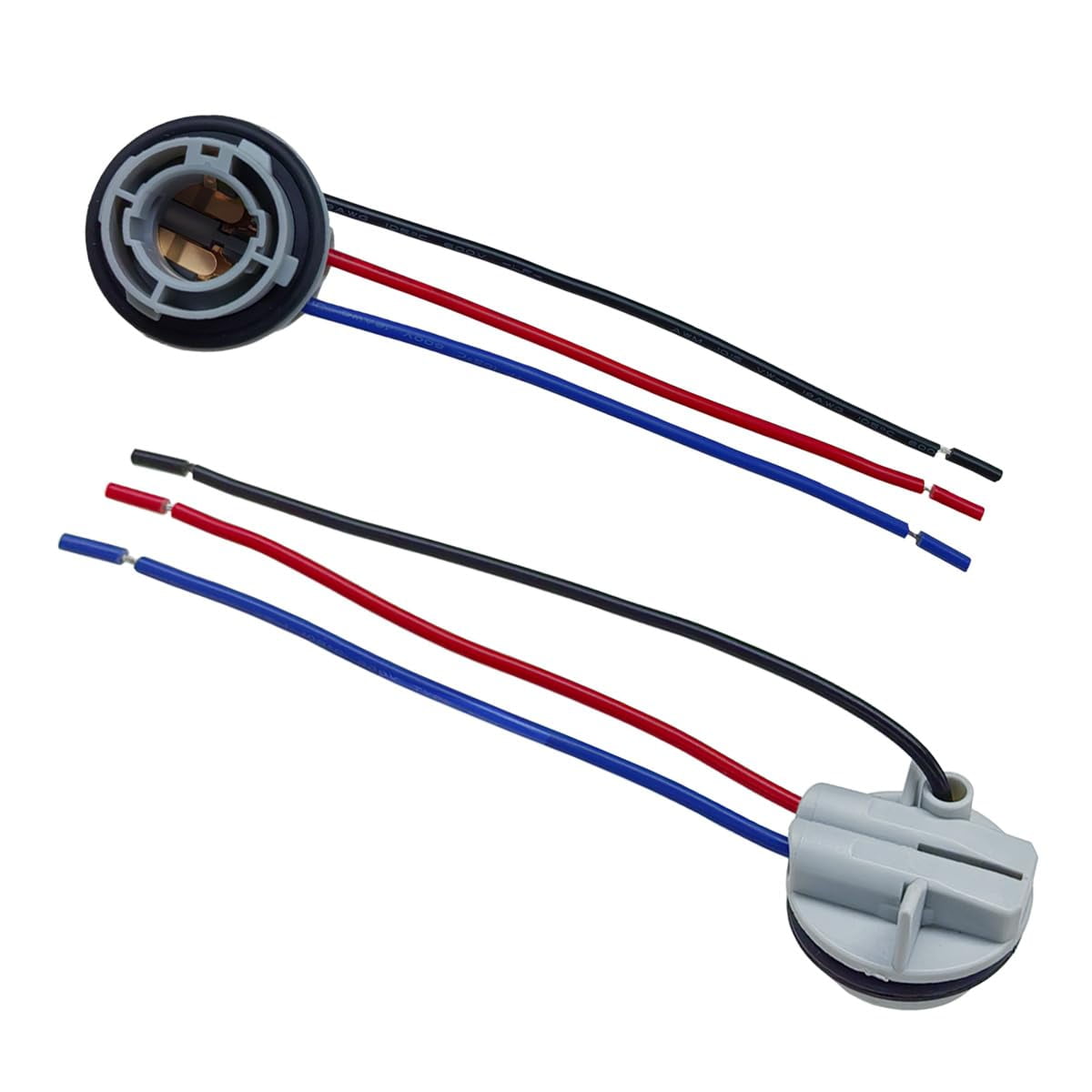 2PCS 1157 LED Bulb Socket Plug, Turn Signal, Brake Light, Backup Light ...