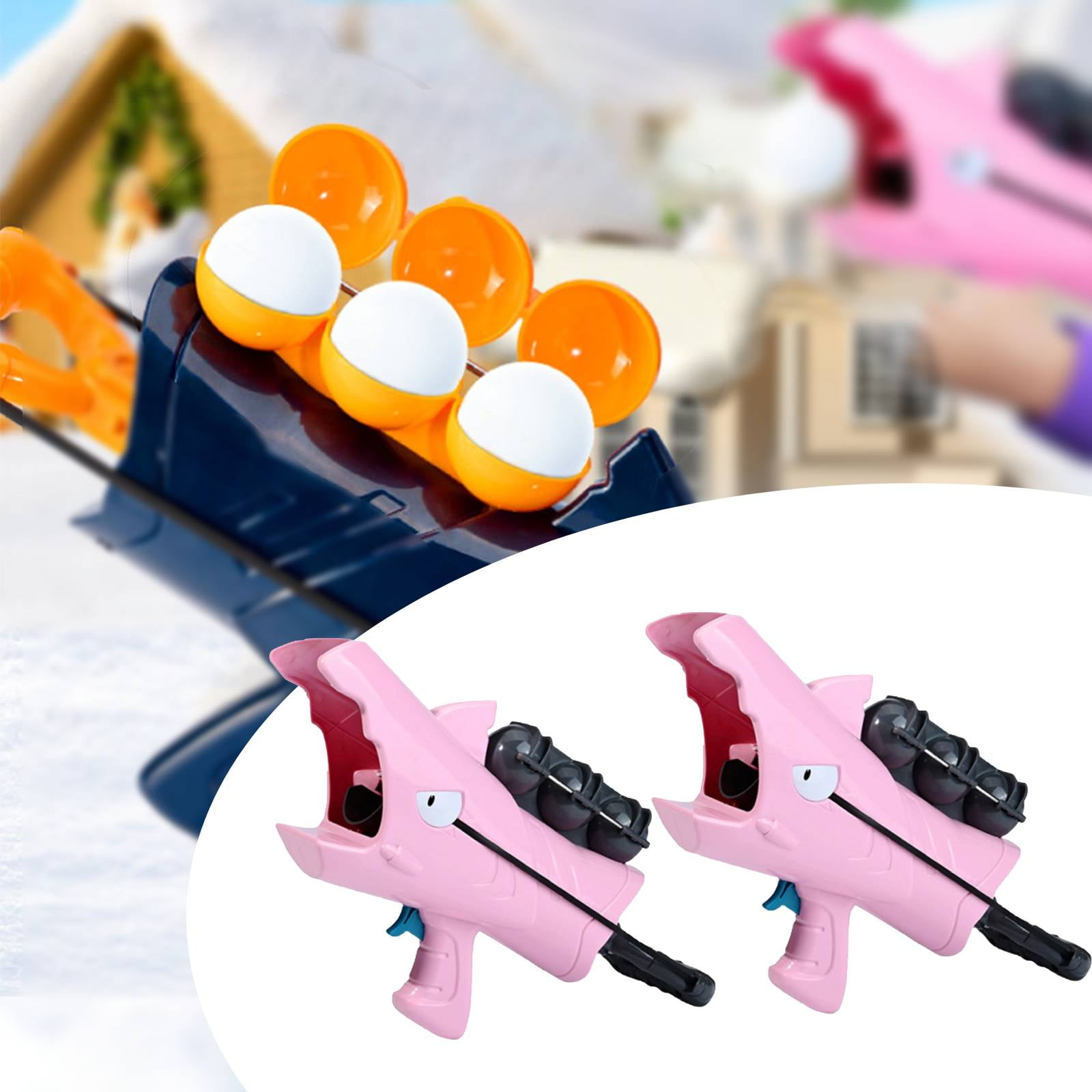 2PCS 12" Snowball Launcher Snowball Set Winter Snow Game Kids 2PC ...