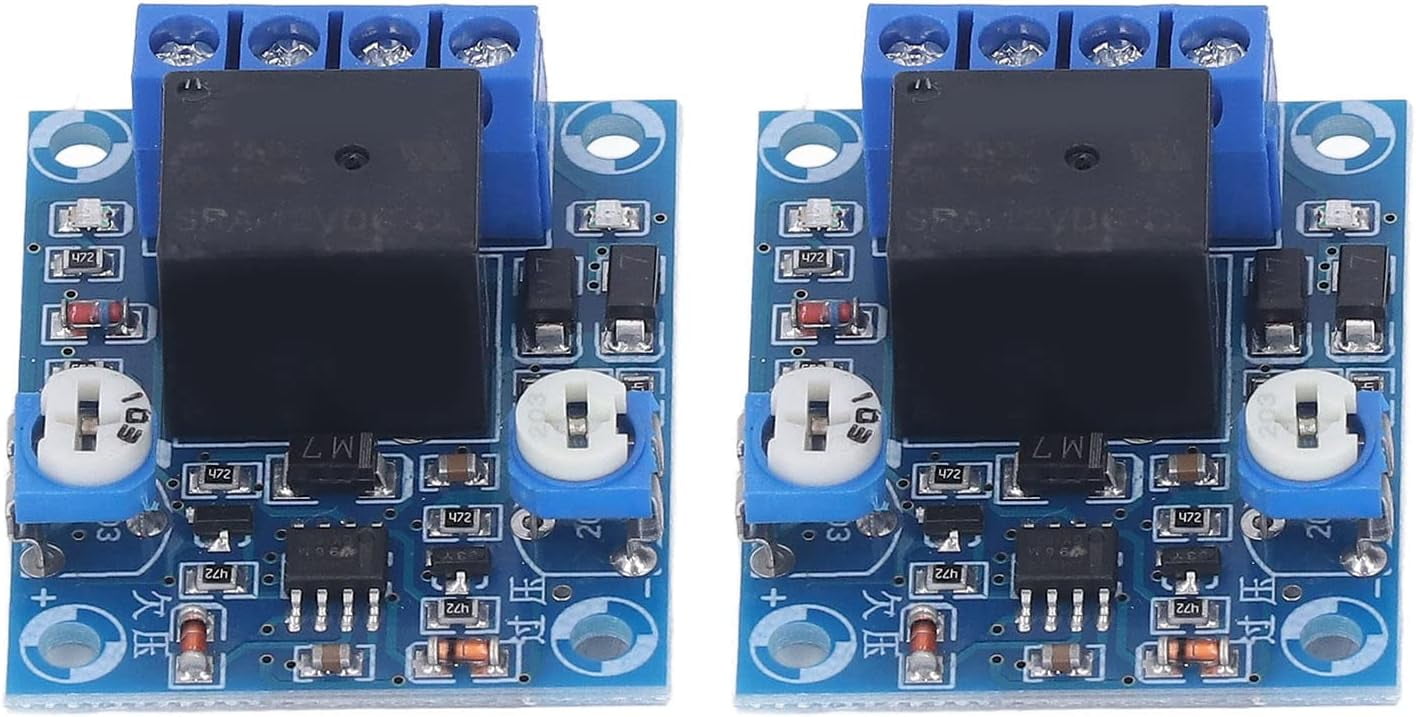 2PCS 12V Battery Module, PCB Battery Undervoltage Control Board ...