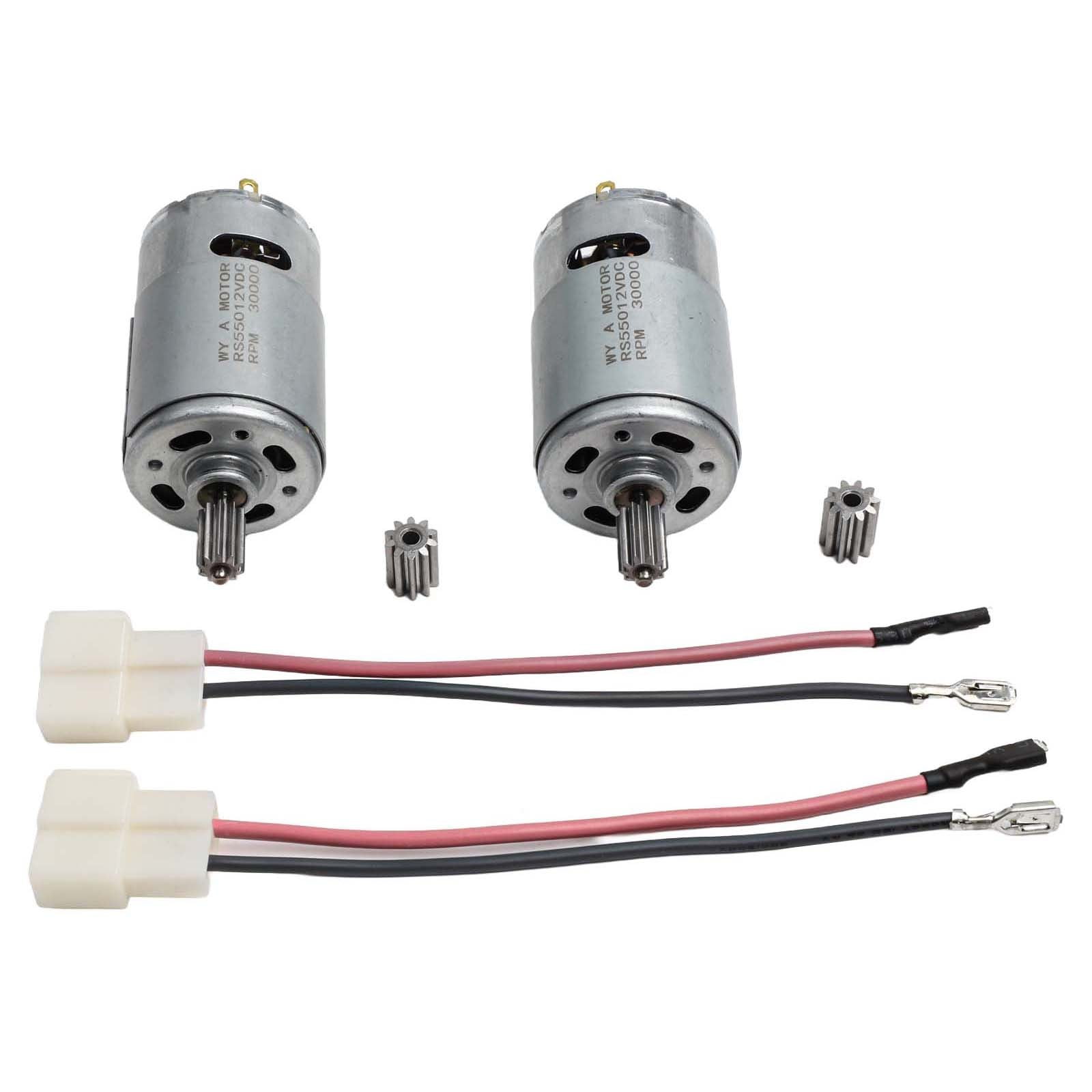 2PCS 12V for RS550 30000RPM High-Speed Motor (10T) for Fisher Price ...