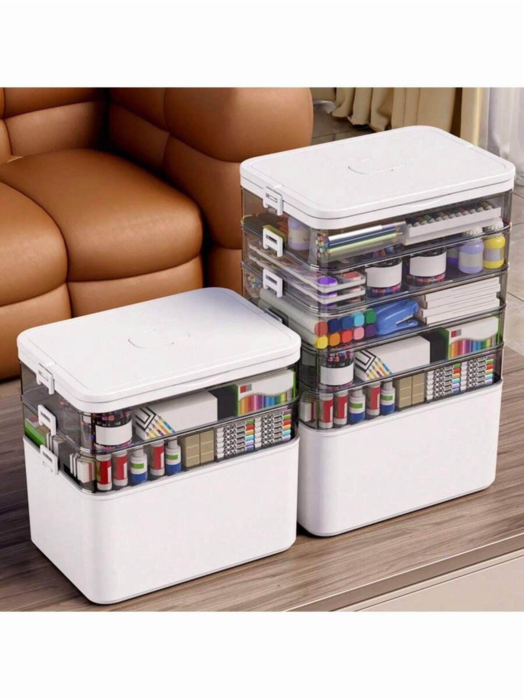 2PCS/1PC Locking Medication Storage Box - Secure Empty Home Emergency ...
