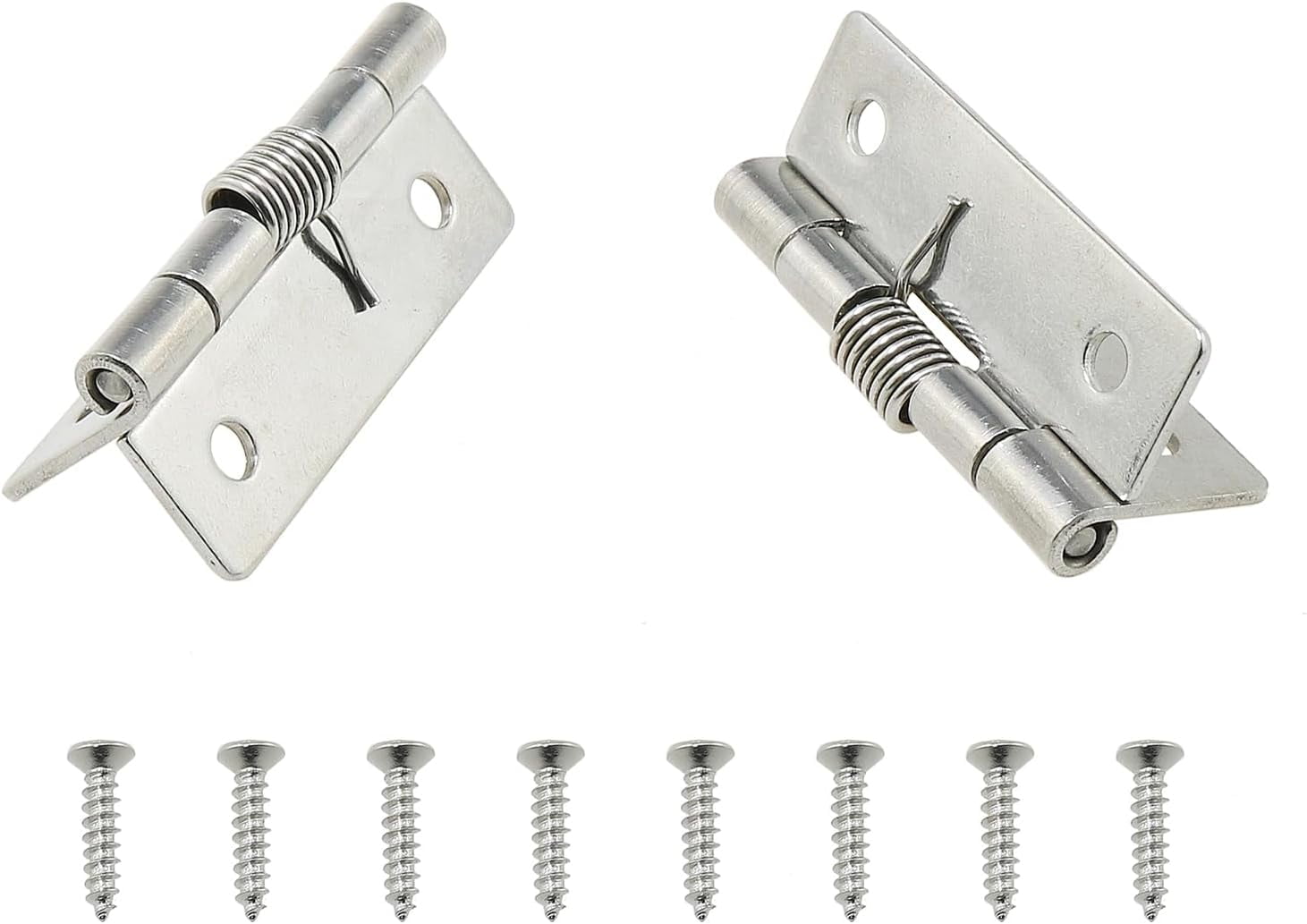 2PCS 2 Inch Self Closing Spring Loaded Door Hi Stainless Steel Spring ...