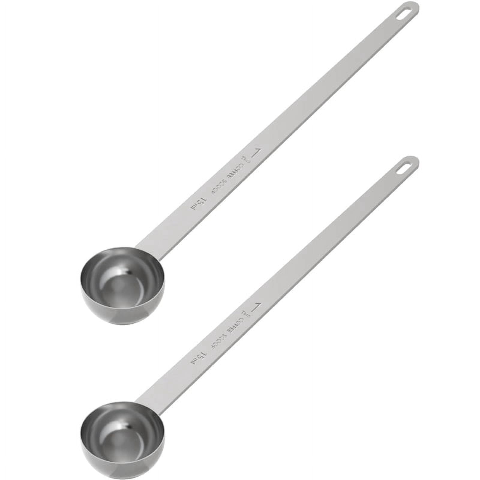 2PCS 2 Tablespoon Coffee Scoop,9.5inch Long Handle Measuring Spoon,Two ...