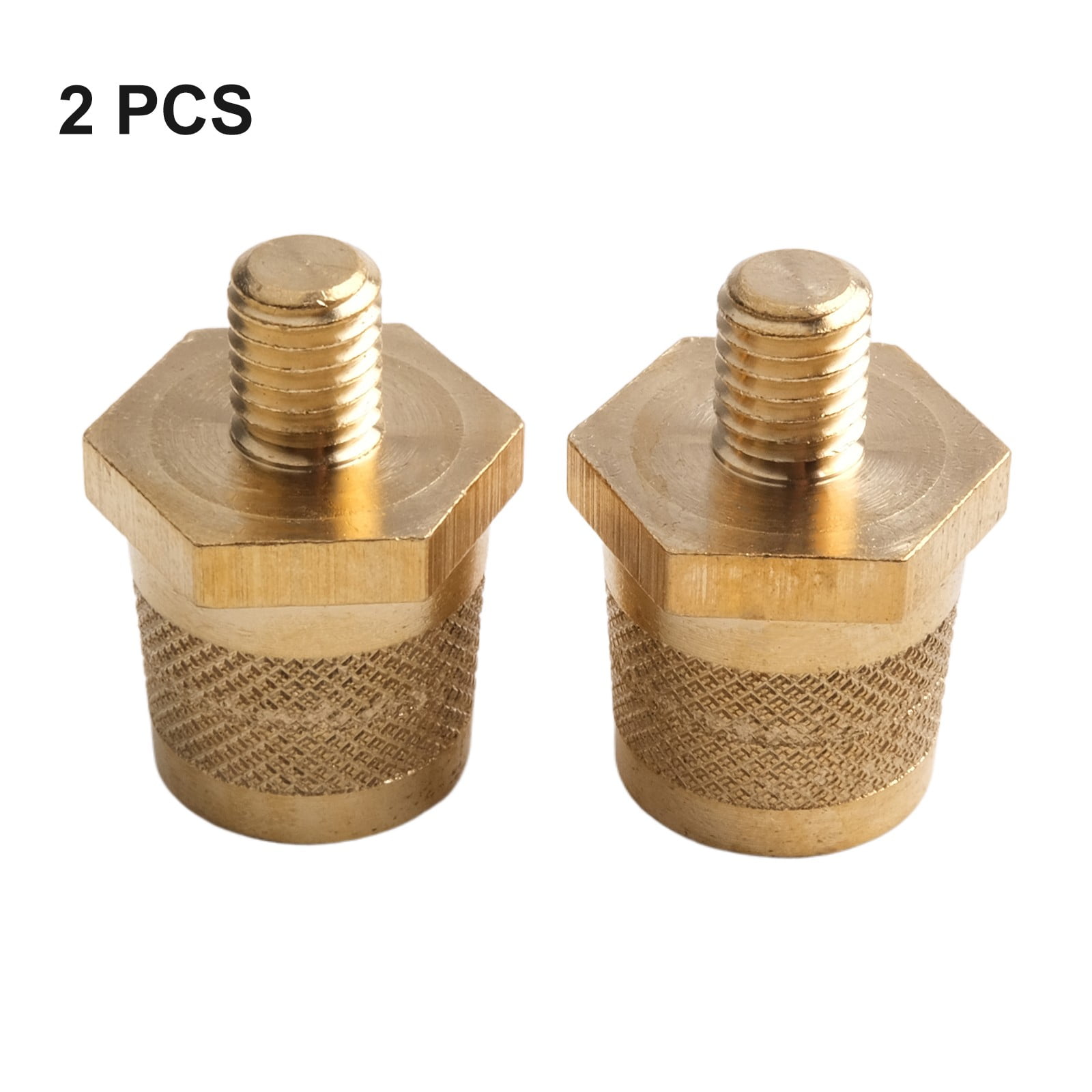 2PCS 250A Battery Post Connector Adapter Brass Battery Terminal ...
