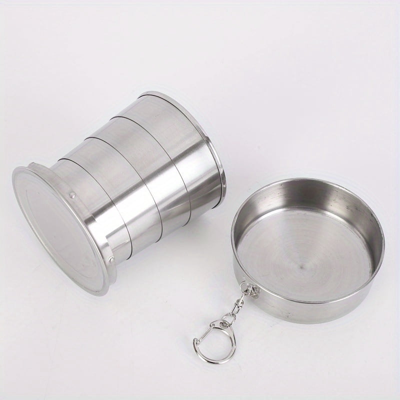 2PCS 250ML Reusable Stainless Steel Tumbler Set with Lid | Portable ...