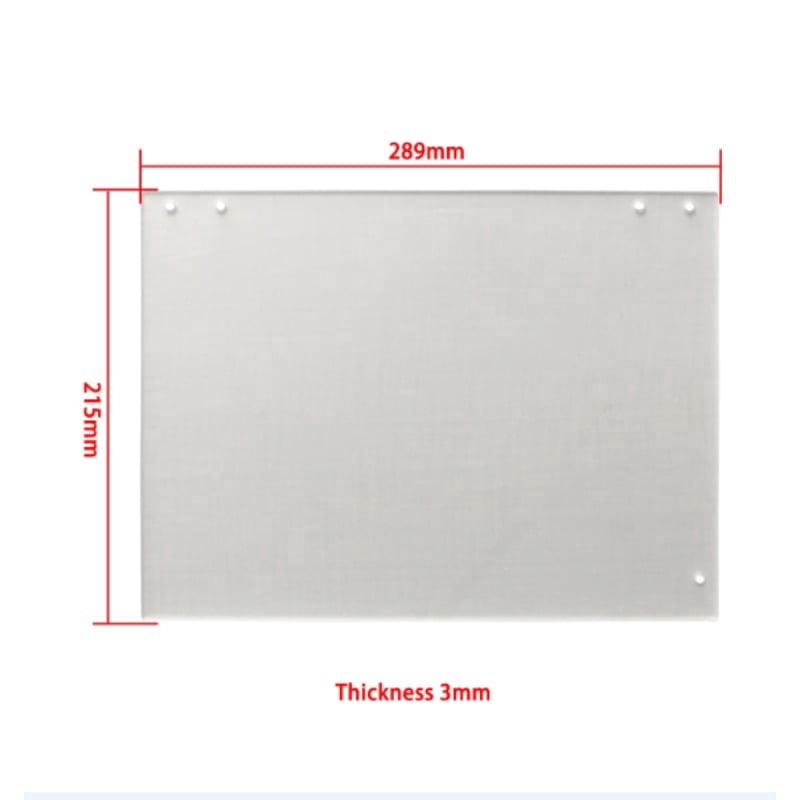 2PCS 289x215x3mm Popcorn machine door panel PVC acrylic popcorn machine ...